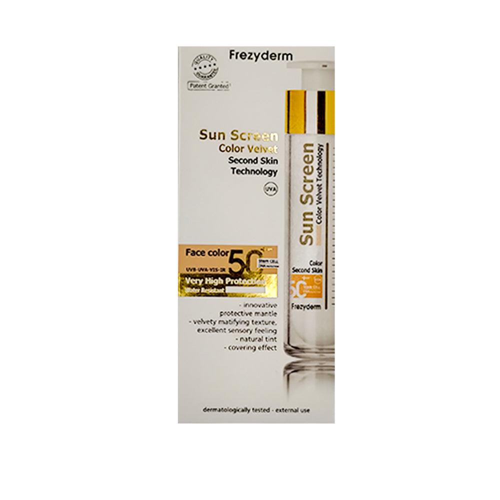 frezzyderm/Sun screen velvet color – farmaciadermasskin